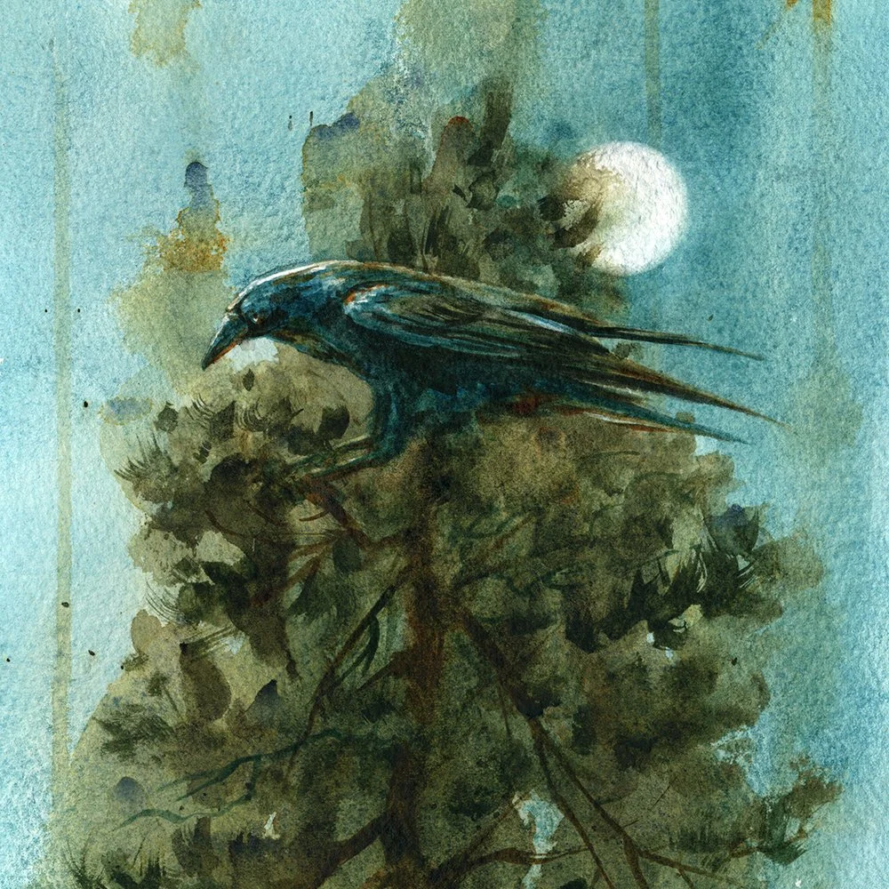 "Kindred Spirits: Fox & Raven" Prints — Joanna Barnum