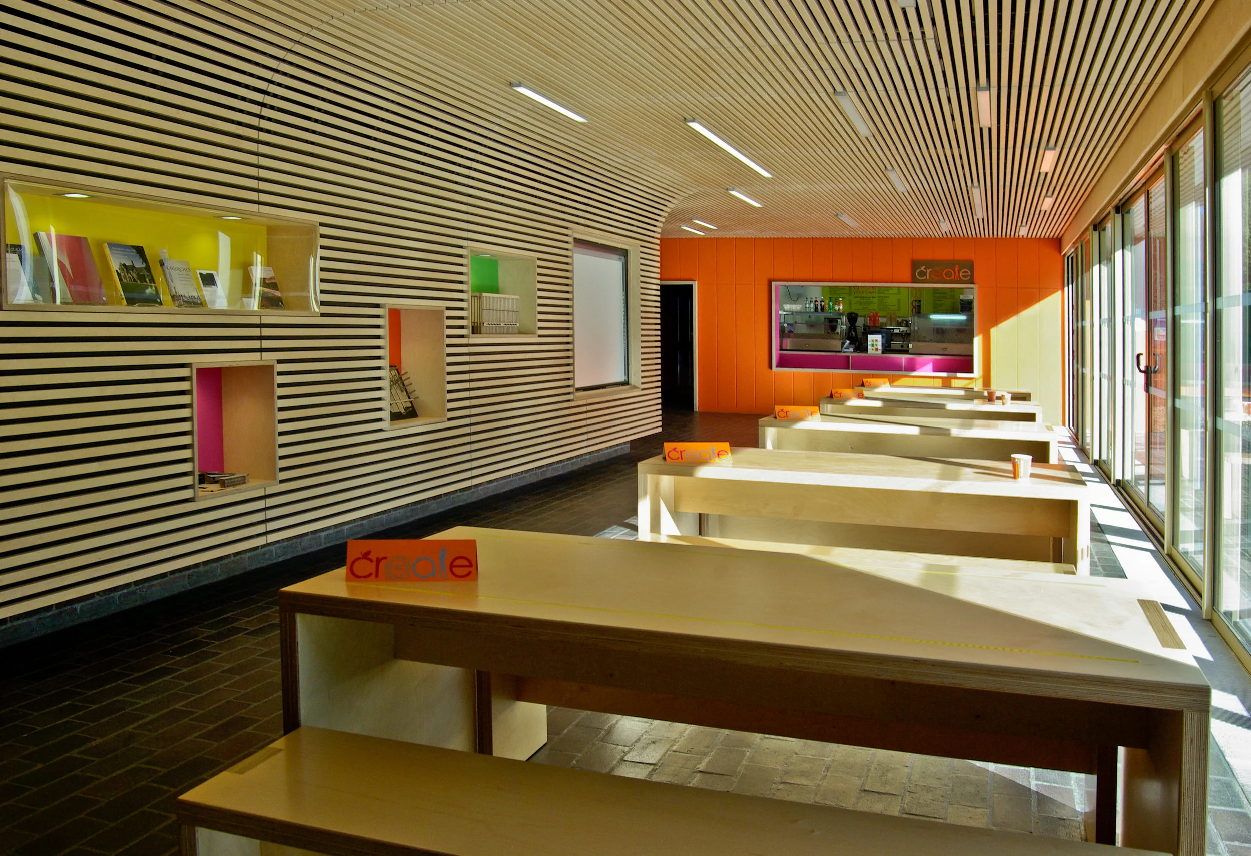 Marlowe Foyer Kent School of Architecture — del Renzio & del Renzio