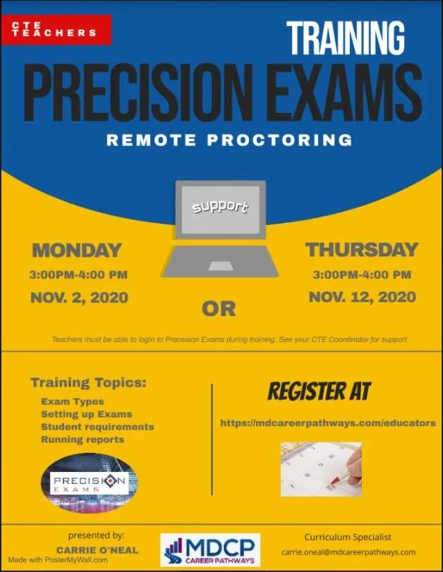 Precision Exams Remote Proctoring Training — Mountain Desert Career Pathways
