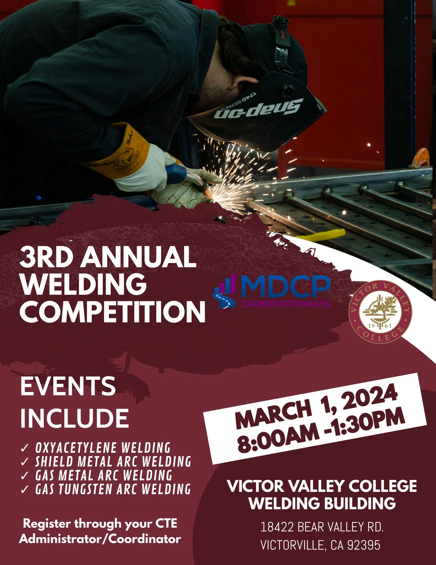 3rd Annual Welding Competition — Mountain Desert Career Pathways