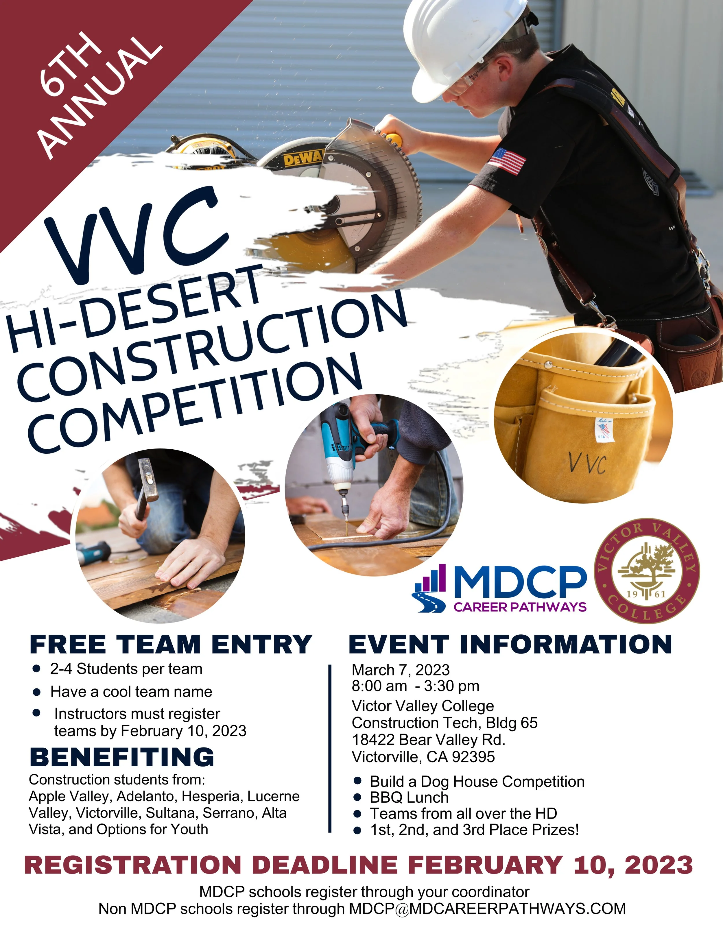 6th Annual Construction Competition — Mountain Desert Career Pathways