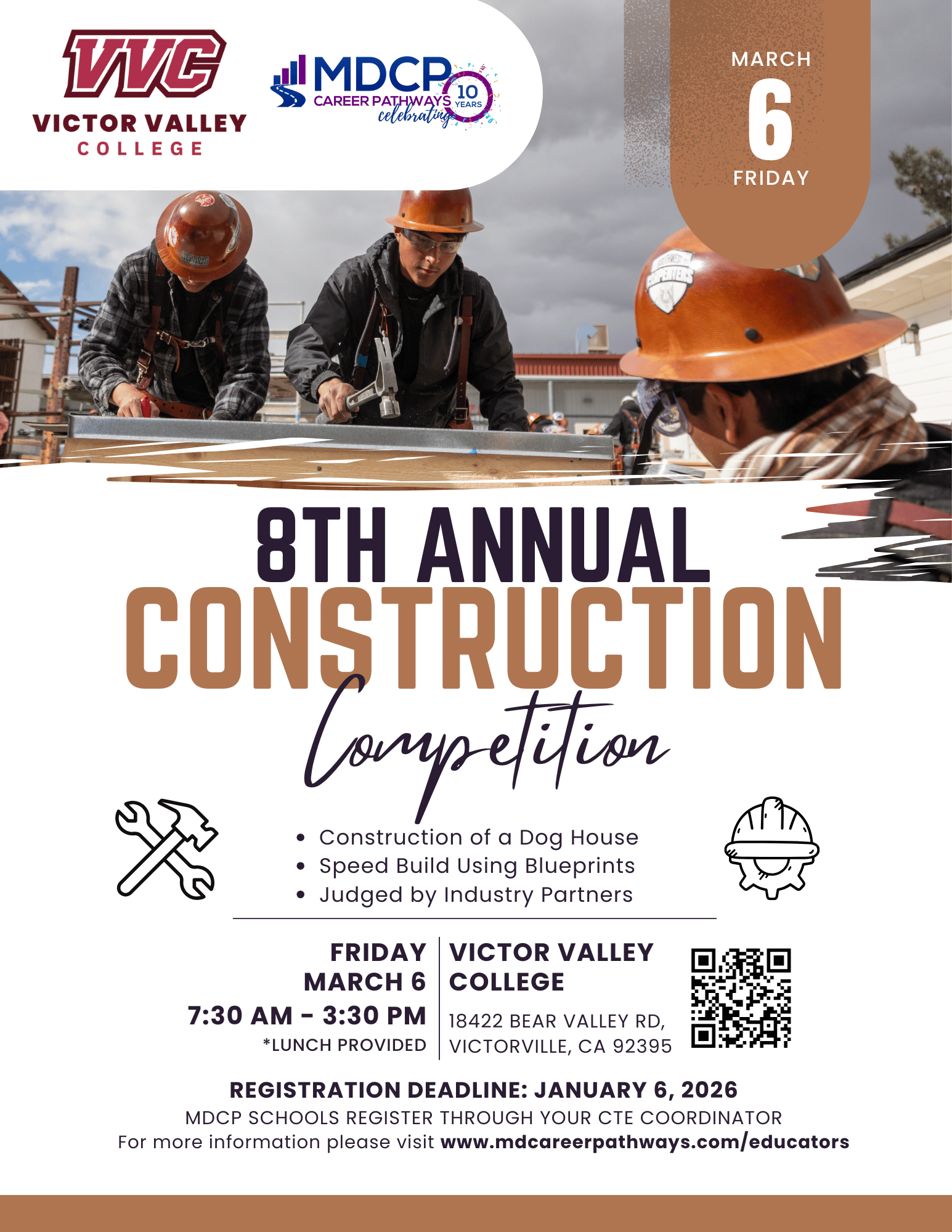 8th Annual Construction Competition — Mountain Desert Career Pathways