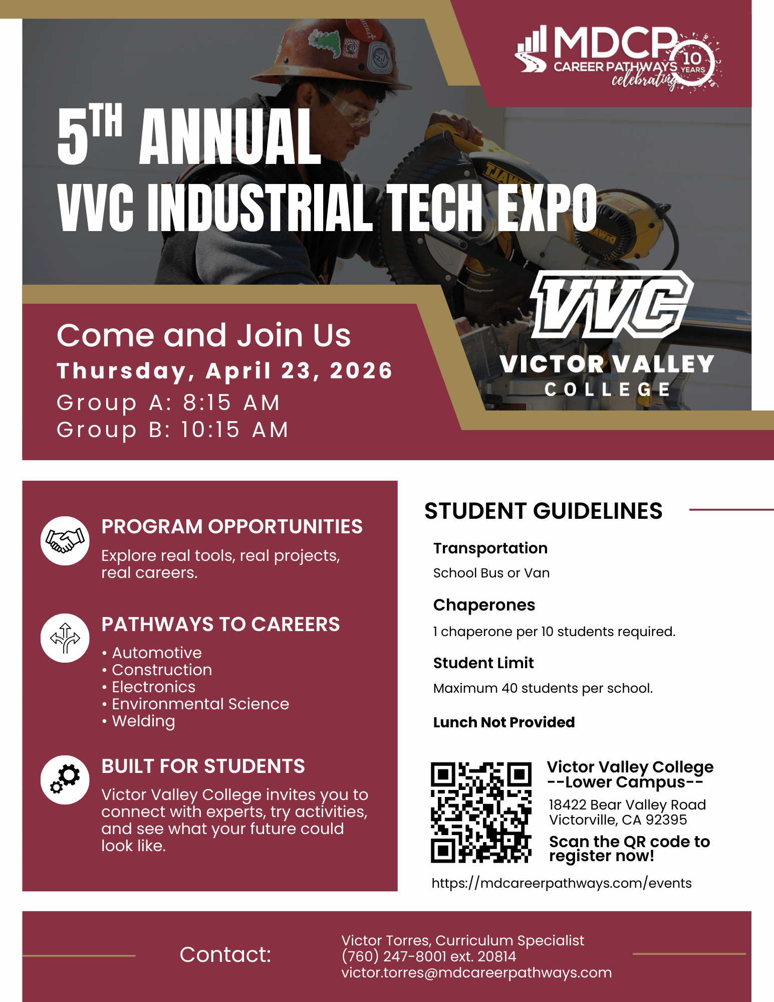 5th Annual Discover VVC - Industrial Technology EXPo — Mountain Desert ...