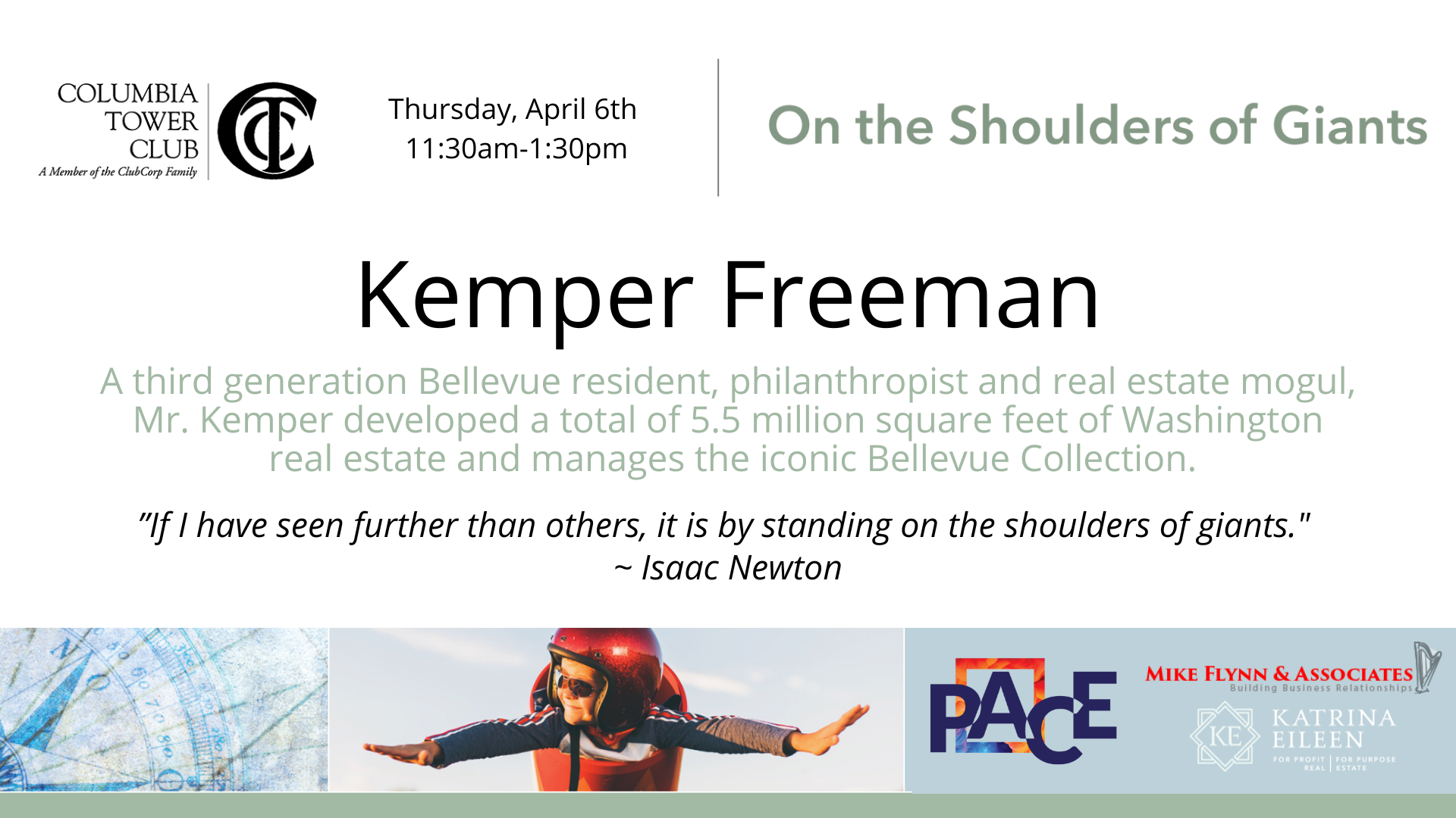 Exclusive Luncheon with Kemper Freeman | On the Shoulders of Giants ...