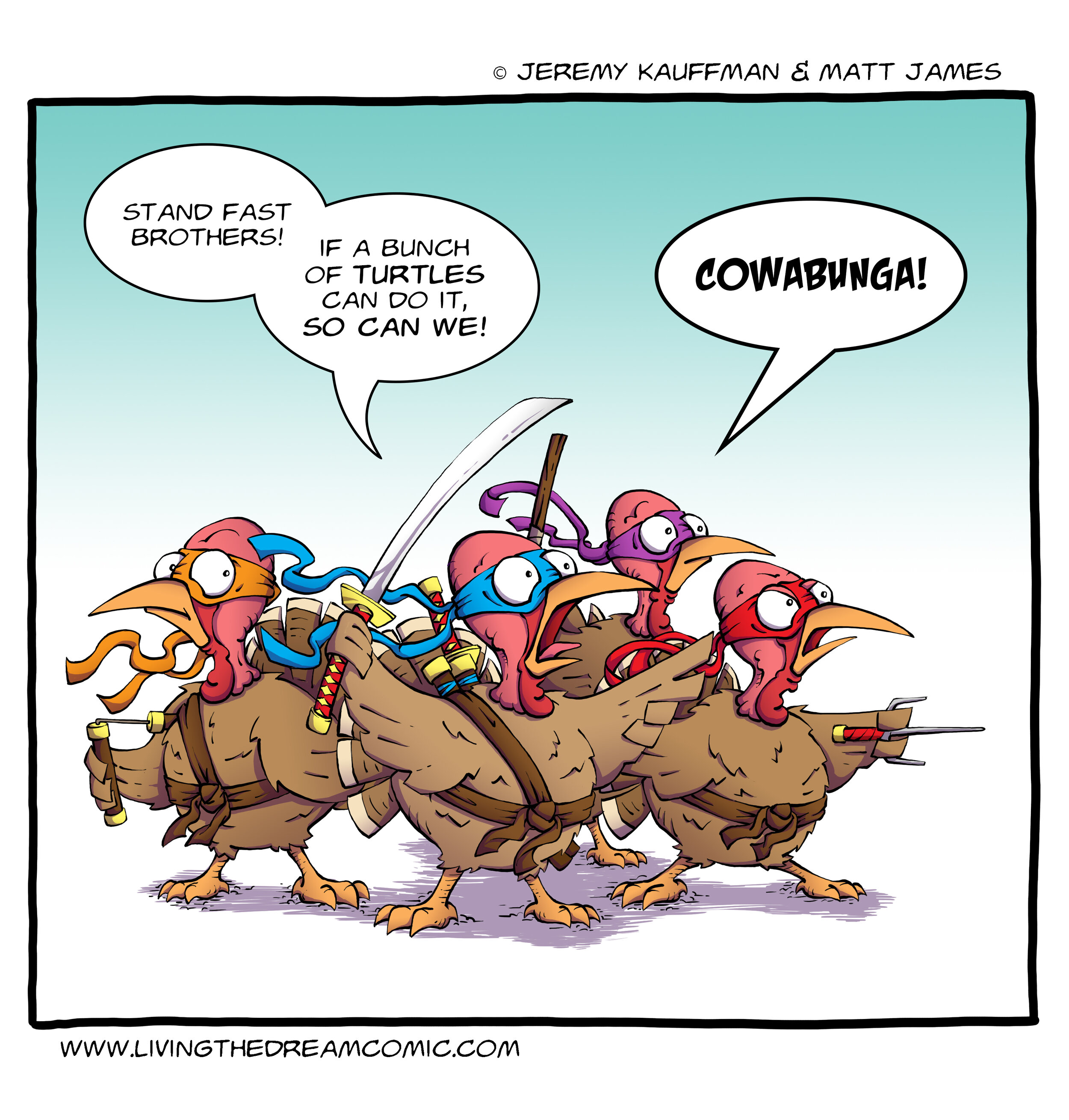 Cartoon Turkey Flying