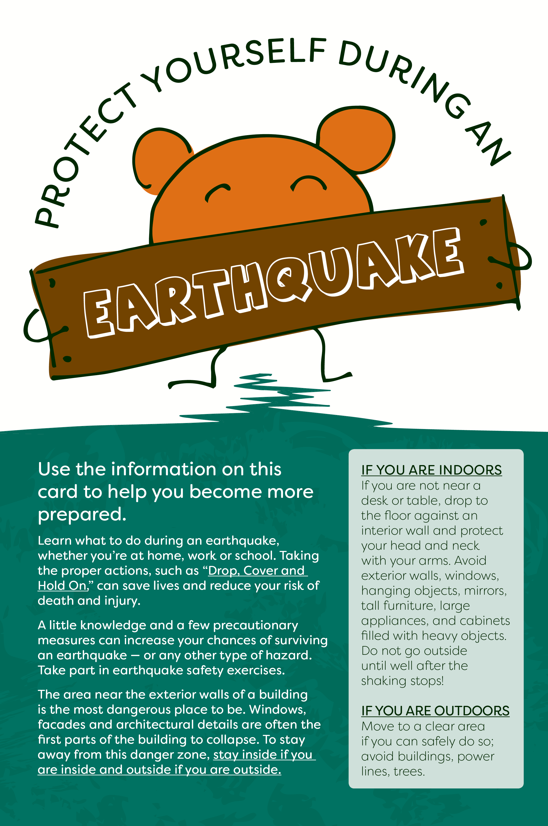Earthquake Poster For Kids