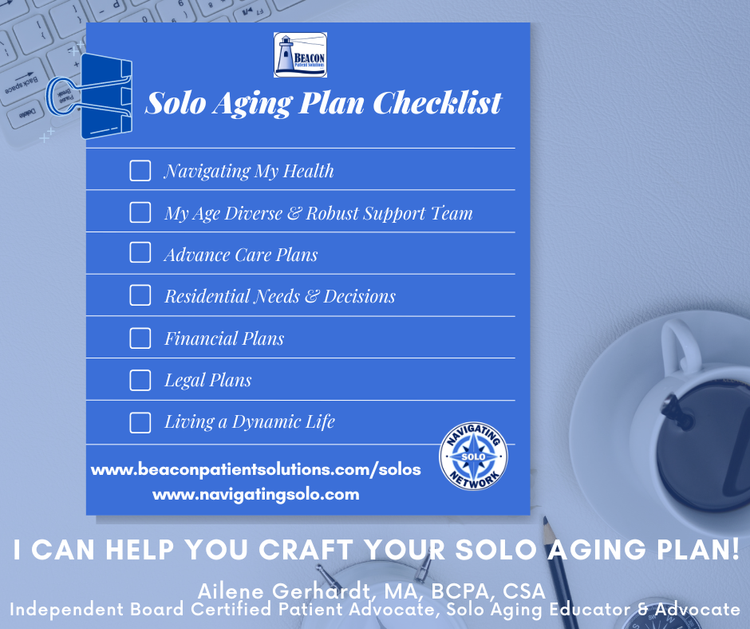 SOLO AGERS Advocacy Initiative: Tips and Tools for Aging Well — Beacon ...