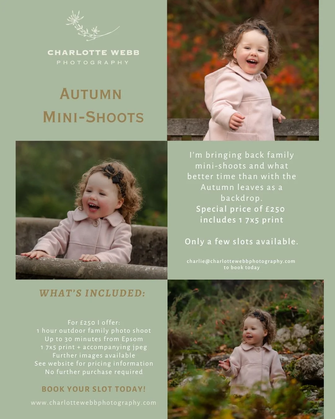Autumn Family Photo Shoots; Personal Branding Photo Shoots; World ...