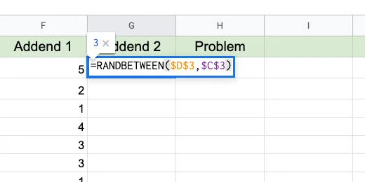Basic math problem generator with google sheets — Digital Maestro Magazine