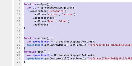 Crossword puzzles with Google Sheets — Digital Maestro Magazine