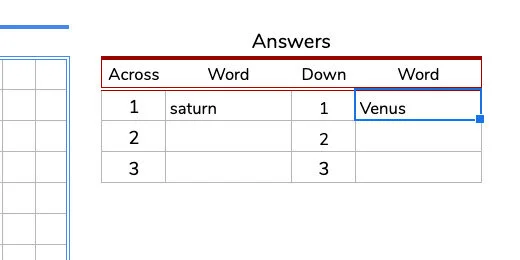 Crossword puzzles with Google Sheets — Digital Maestro Magazine