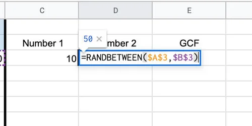 Generate an assignment generator for the greatest common multiple or ...