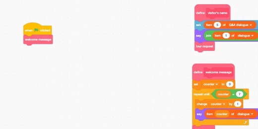 multiple language dialogue in Scratch projects using lists — Digital ...