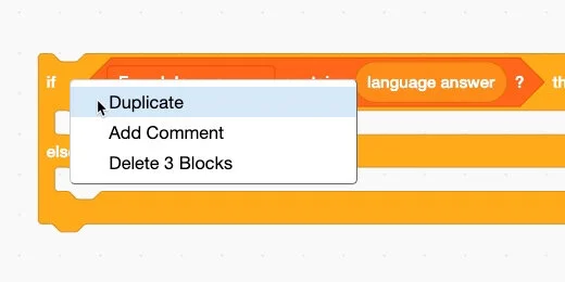 multiple language dialogue in Scratch projects using lists — Digital ...