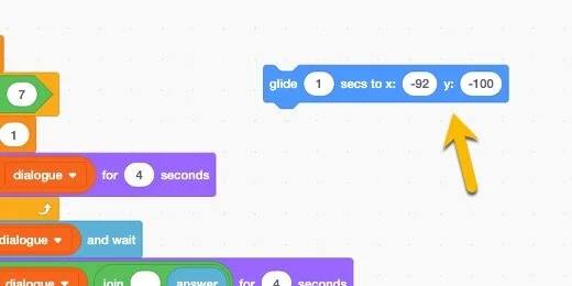 Multiple character dialogue in Scratch using lists and message code ...
