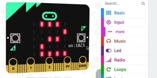 Micro:bit accelerometer Introduction — Digital Maestro Magazine