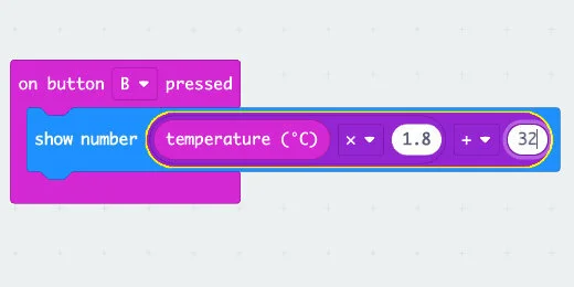 Micro:bit thermometer / thermostat with the temperature sensor ...