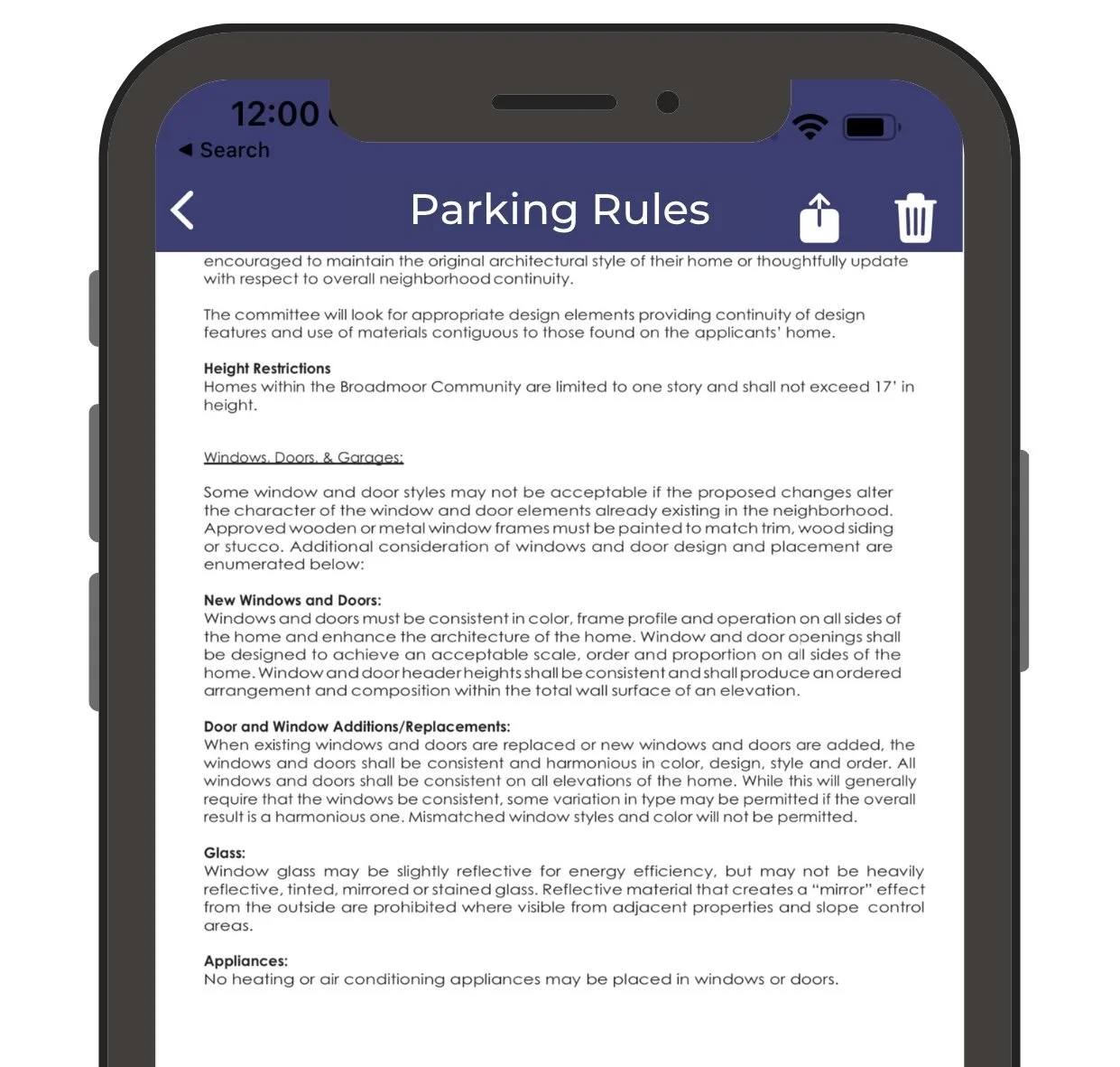 HOA Parking Rules Template HOA Messenger