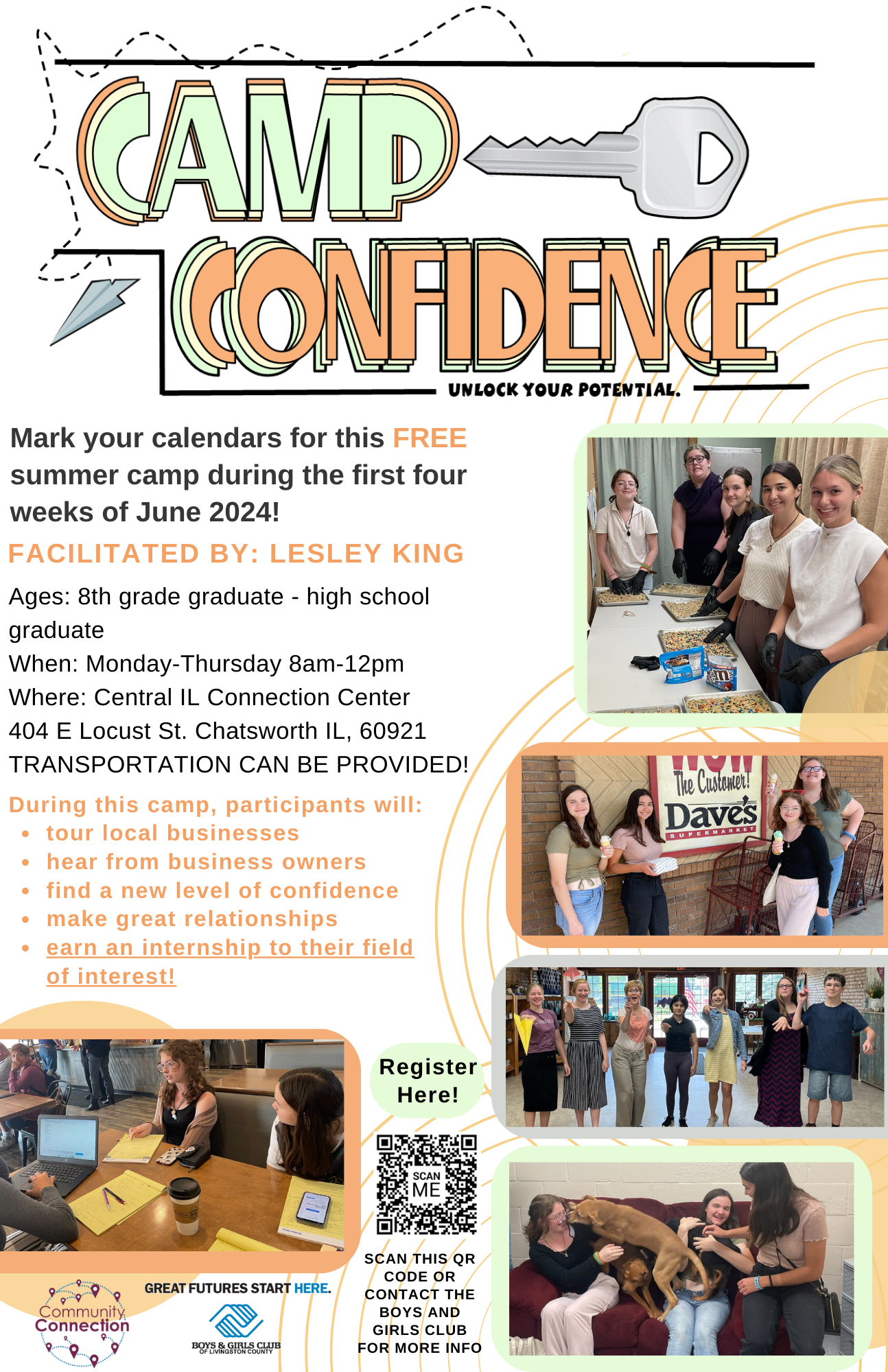 Camp Confidence — Boys & Girls Club of Livingston County