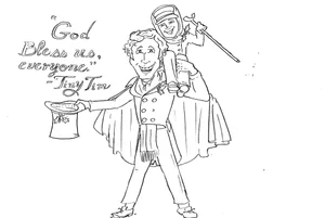 Dickens Christmas Carol Printable Coloring Pages