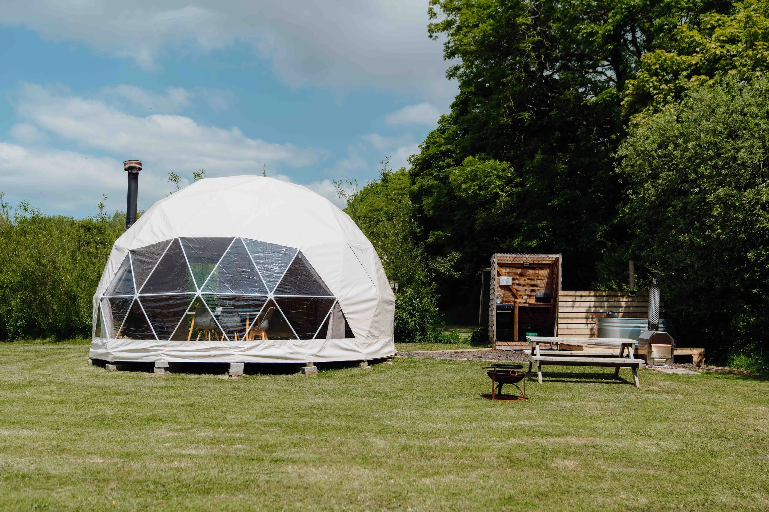 Beavers Retreat Pembrokeshire Glamping | Luxury Domes — Beavers Retreat ...