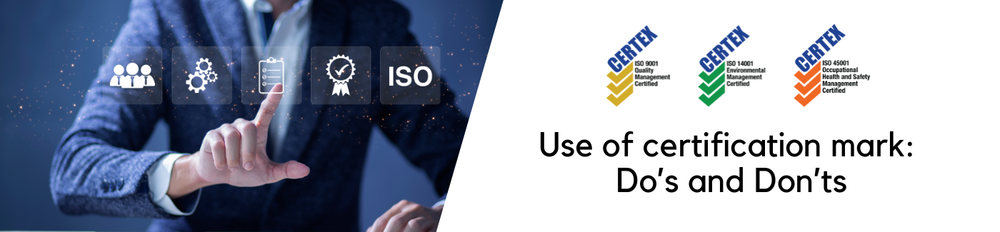Use of Certification Mark Guidelines – Do's & Don'ts — Certex International