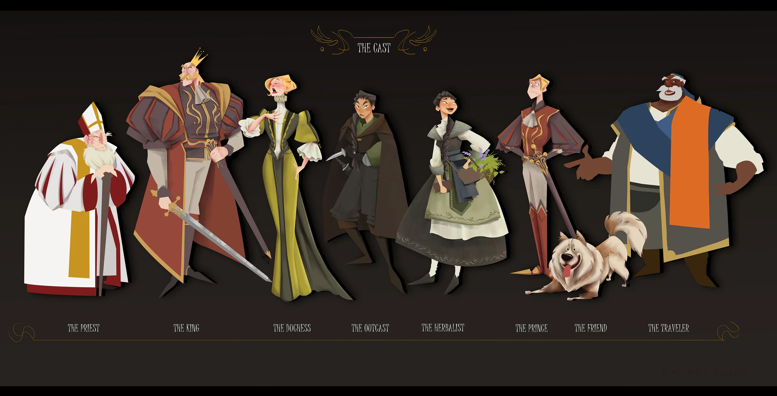 Character Design — Maimuna Venzant