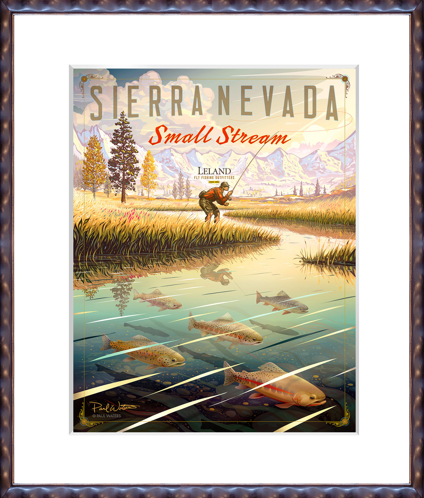 Fly Fishing Poster Art — WATERS CREATIVE