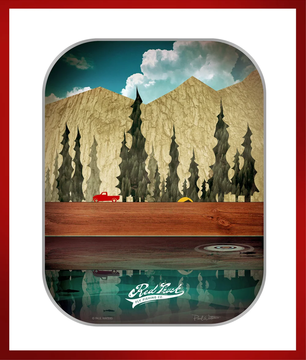 Fly Fishing Poster Art — WATERS CREATIVE