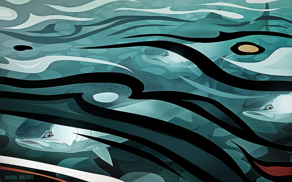 Fly Fishing Poster Art — WATERS CREATIVE