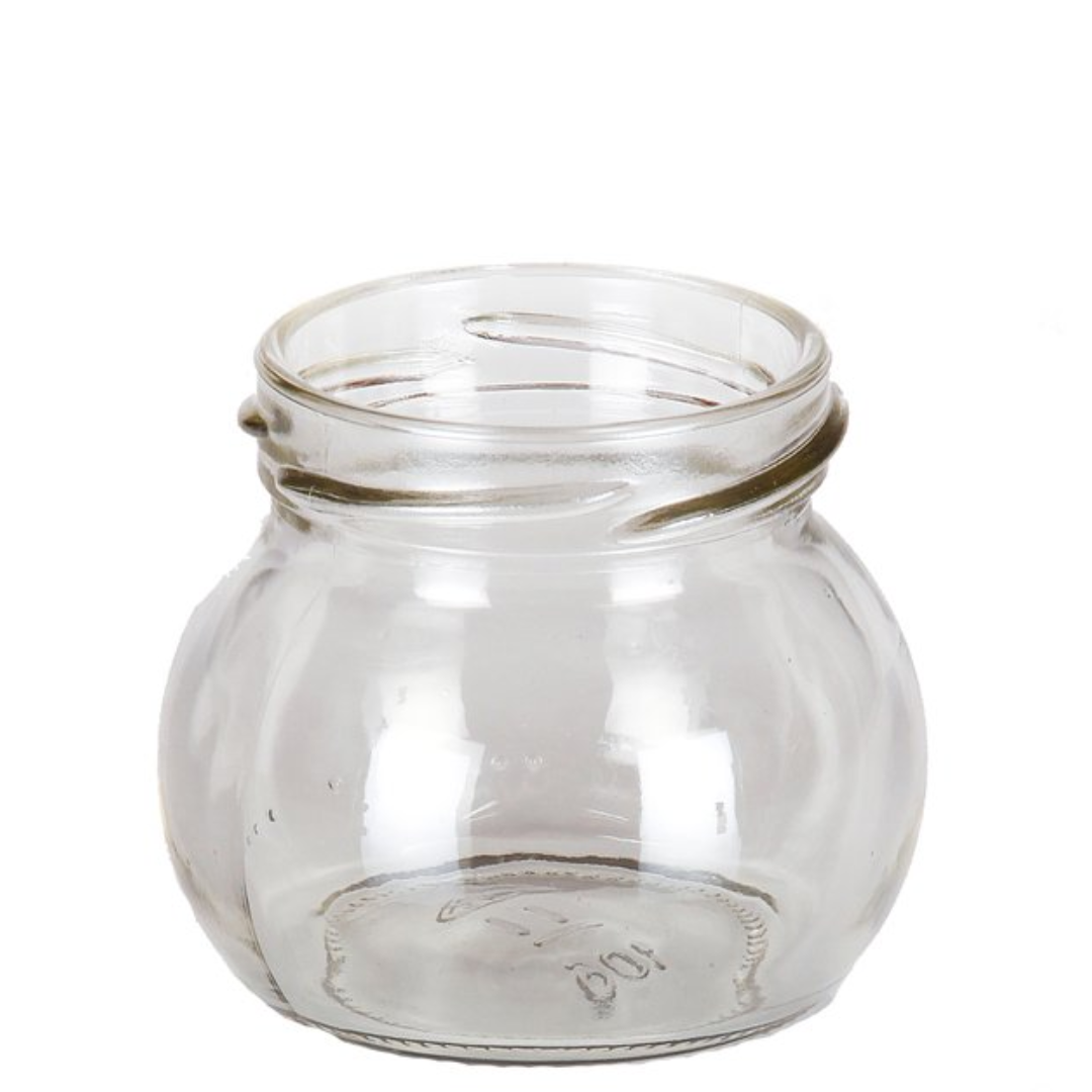 106ml Globe Glass Jar — HS French Flint Ltd - The Glass Container ...