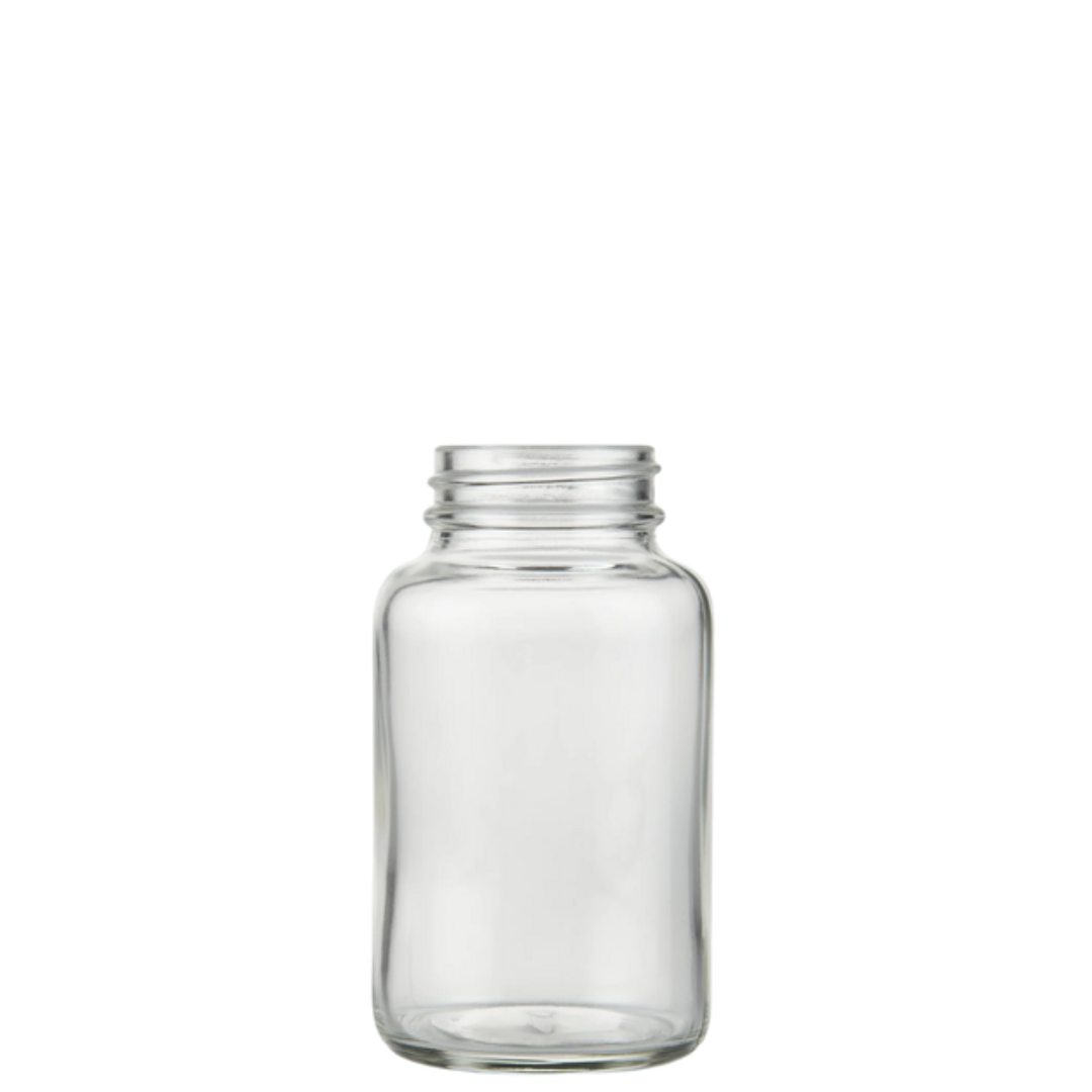 4oz White Flint Powder Bottle — HS French Flint Ltd - The Glass ...