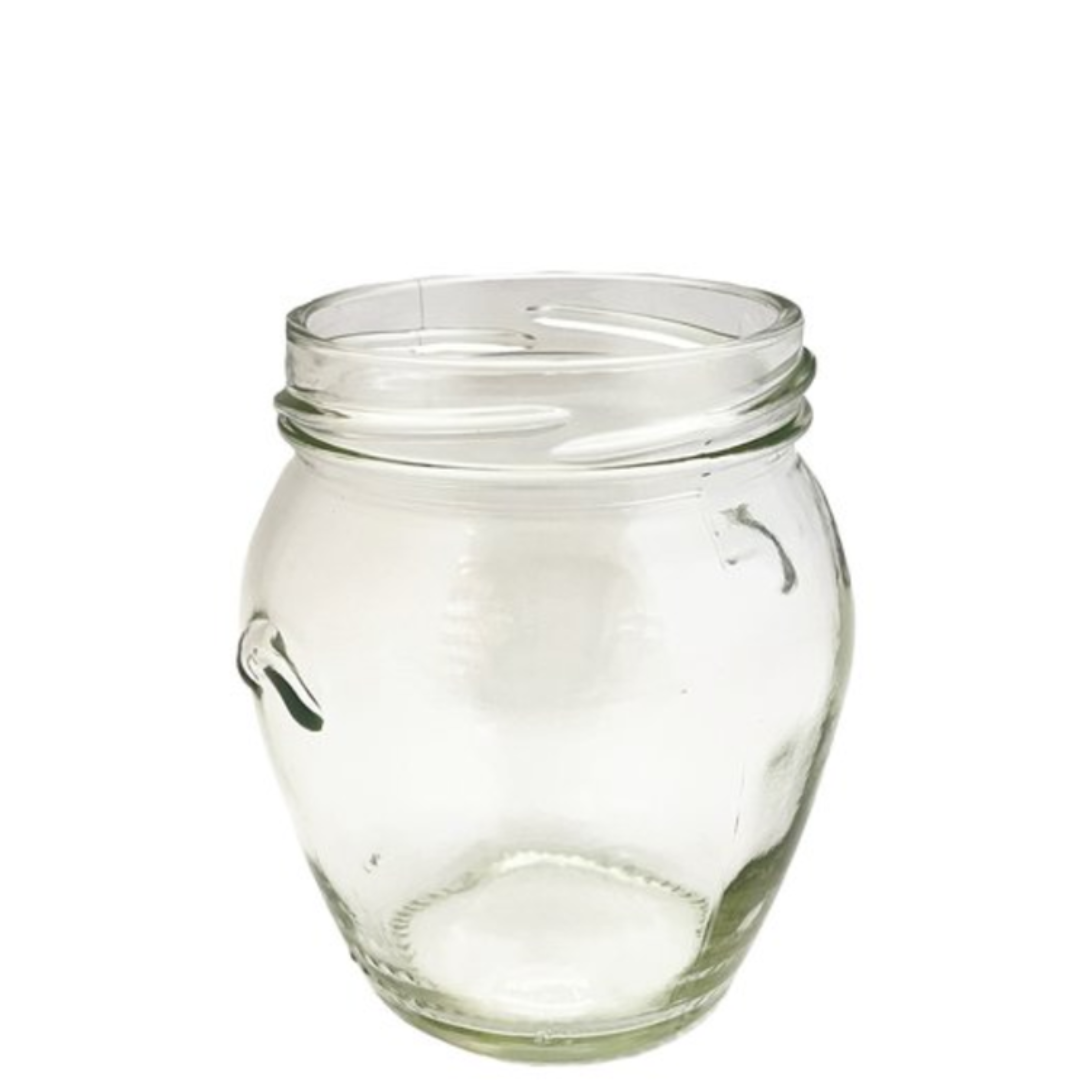 212ml Vaso Orcio Glass Jar — HS French Flint Ltd - The Glass Container ...