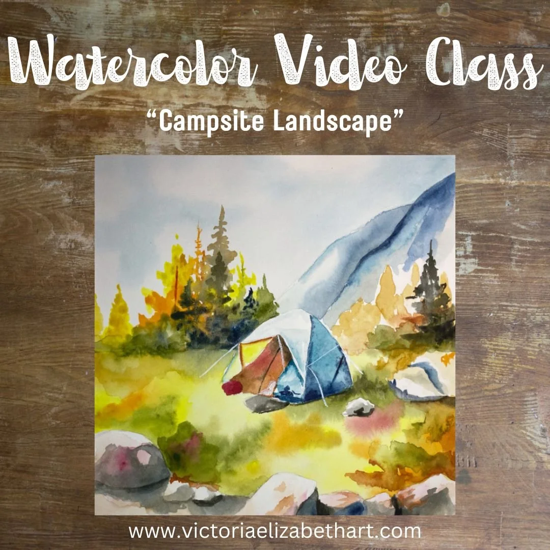 Victoria Elizabeth- Step by step watercolor class videos. Learn to ...