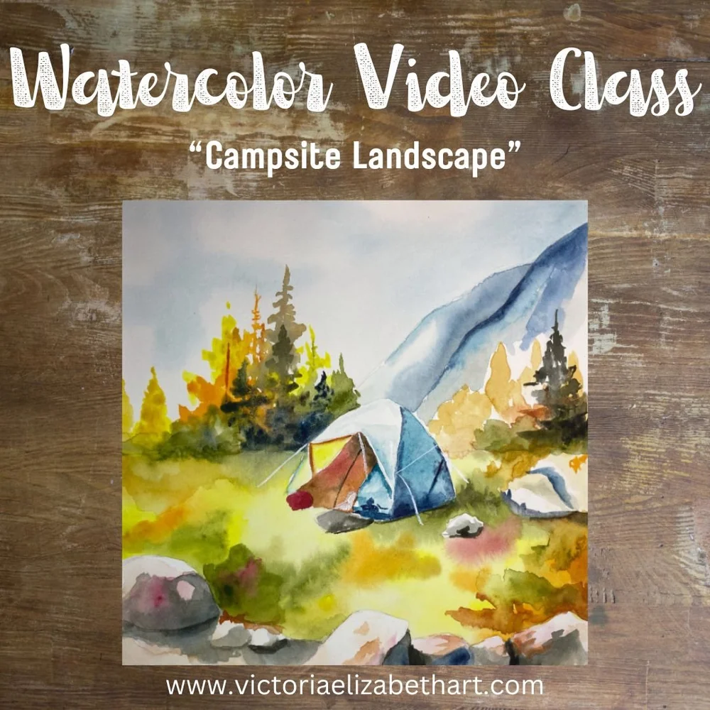 Victoria Elizabeth- Step by step watercolor class videos. Learn to ...