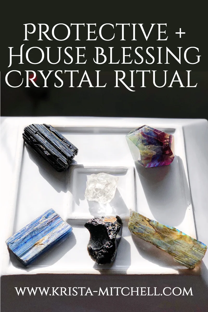 Protective + House Blessing Crystal Ritual for the Waning Moon Phase ...