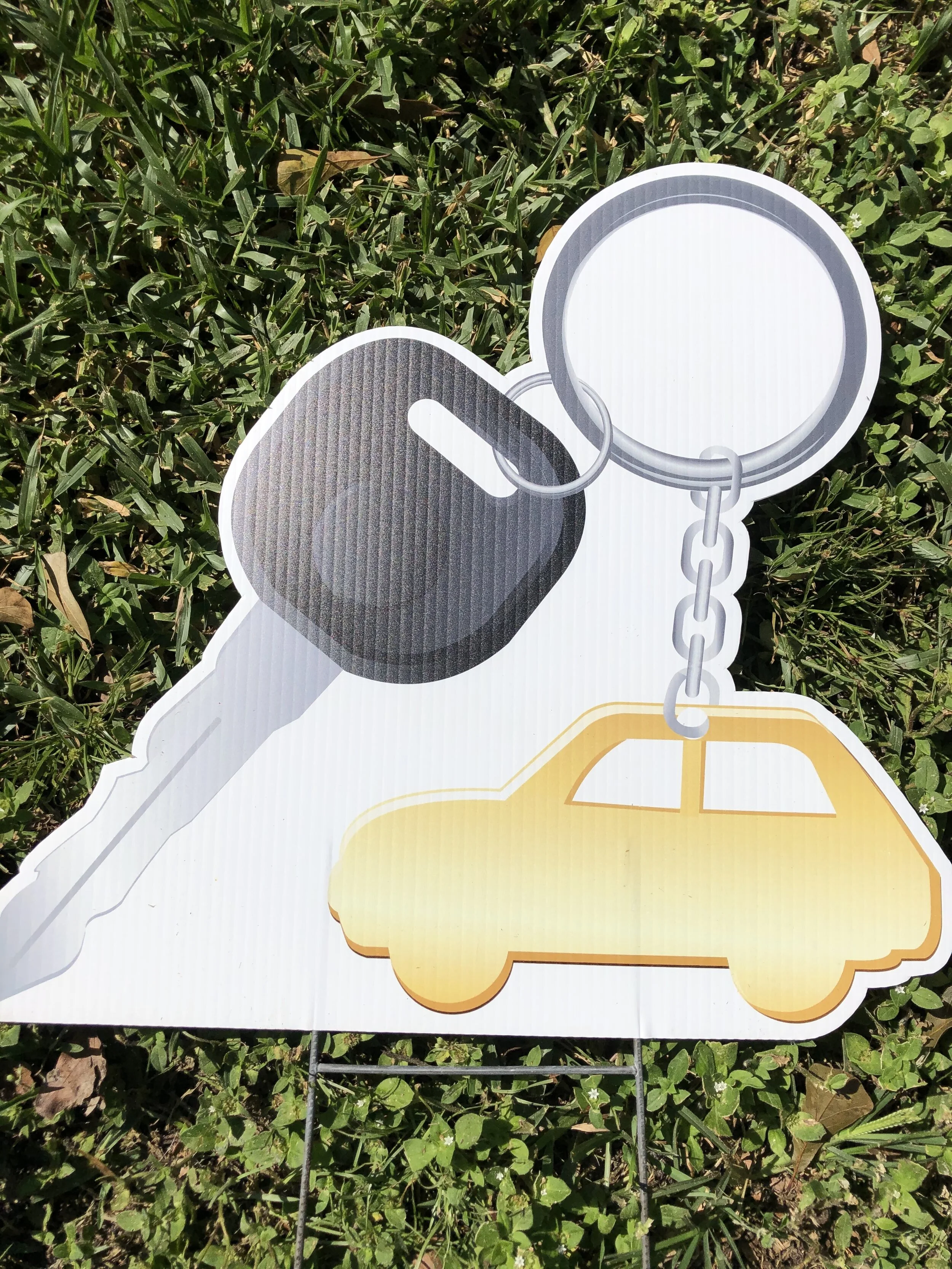 Car Keys (Add-On Only) — Big Yard Card