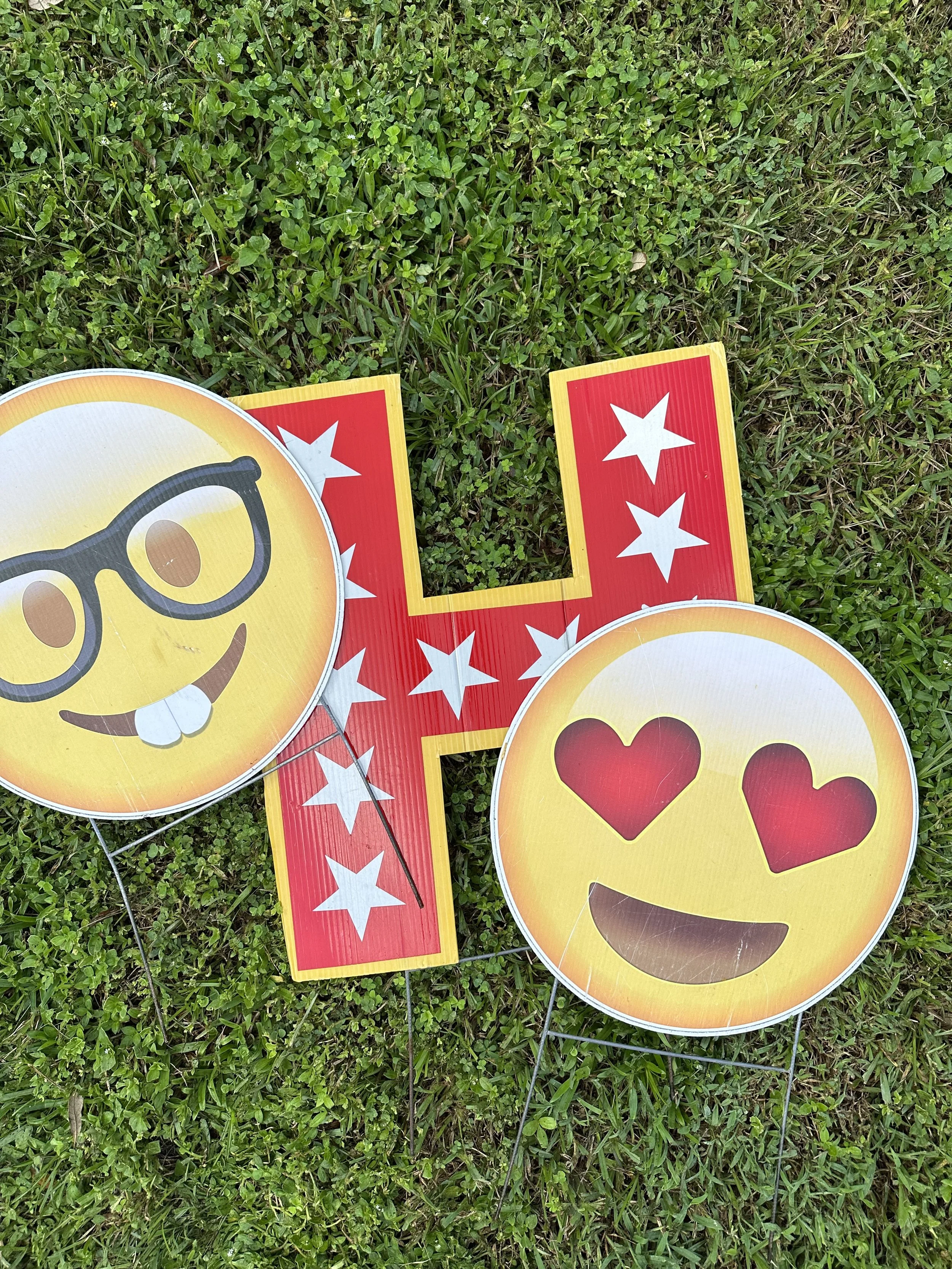 Big Emoji Signs