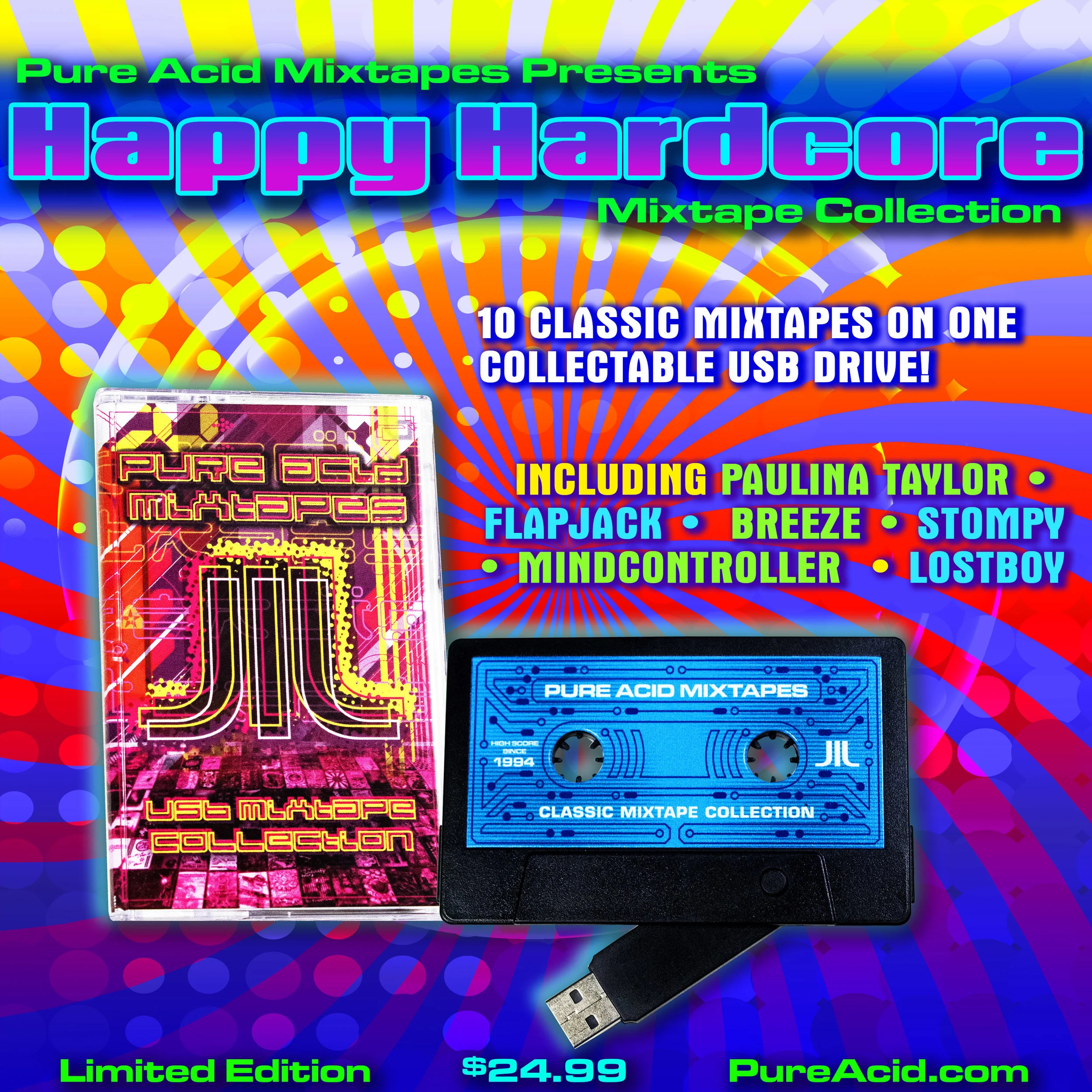 HAPPY HARDCORE DOWNLOADS — Pure Acid Mixtapes