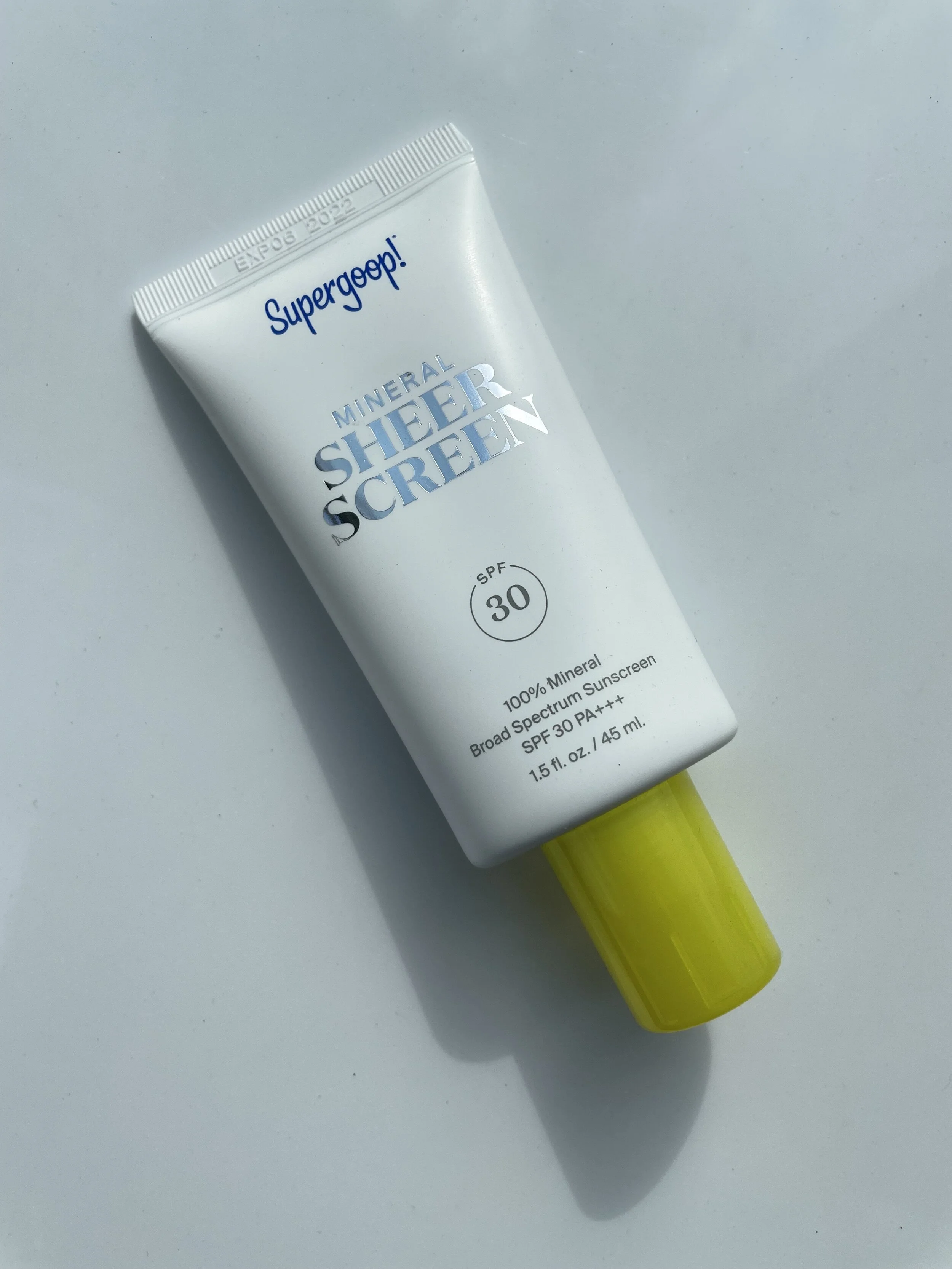 SUPERGOOP! MINERAL SHEERSCREEN SPF 30 - BEST MINERAL SUNSCREEN FOR FACE ...