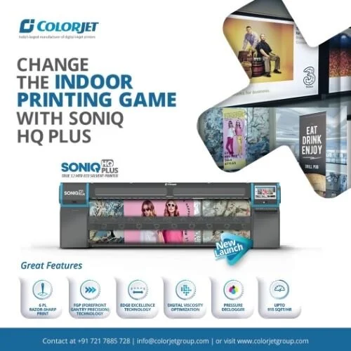 ColorJet India’s New SONIQ HQ PLUS Digital Print Machine Is All Set To ...