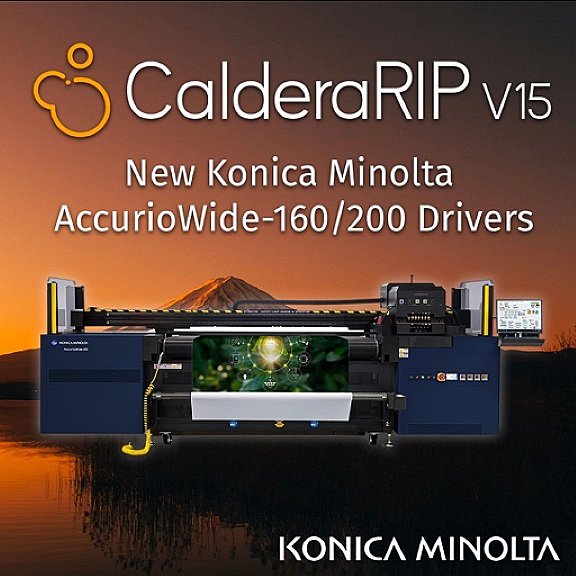 New Konica Minolta AccurioWide Drivers For CalderaRIP — TEXINTEL