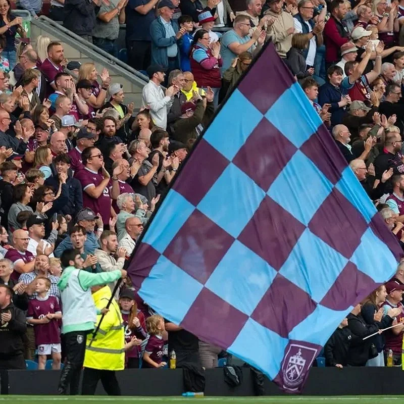 House of Flags Produces Team Flags for Burnley Football Club's Premier ...