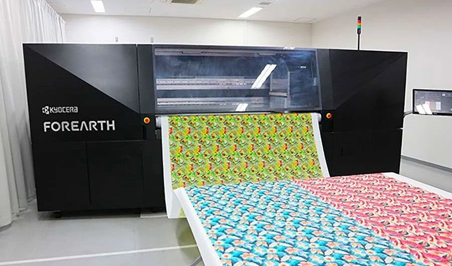At ITMA 2023 Kyocera Corporation Release Their FOREARTH─A New Sustainable Inkjet Textile Printer ...