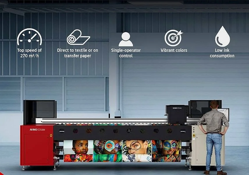 The New Agfa Avinci CX3200 Textile Printer Expands The Printing Range ...