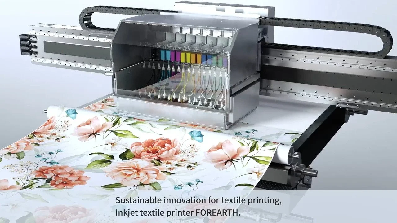 The Collaboration Of Kyocera’s Inkjet Textile Printer FOREARTH And Italian Designer Flora ...