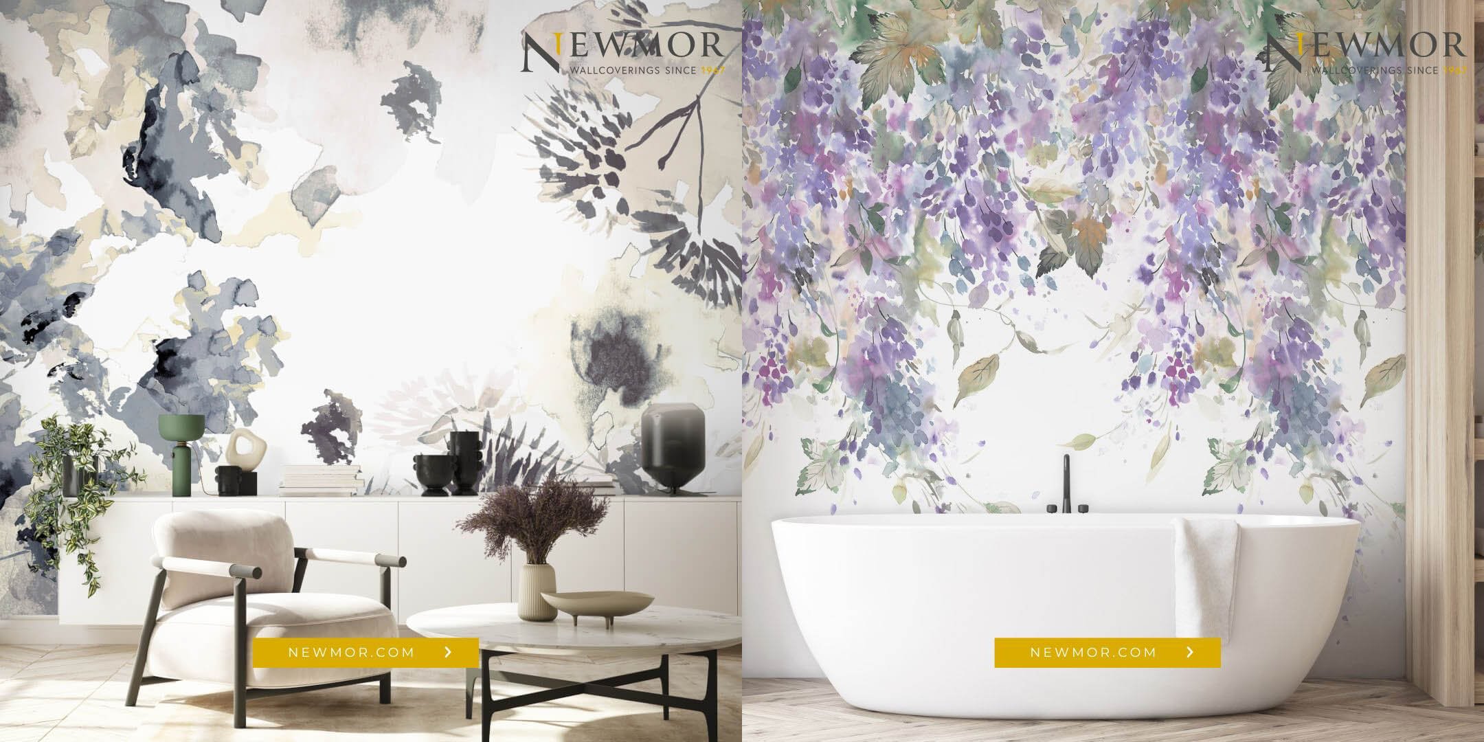 Newmor’s New Digital Wallcoverings Bring The First Hint Of Spring To ...