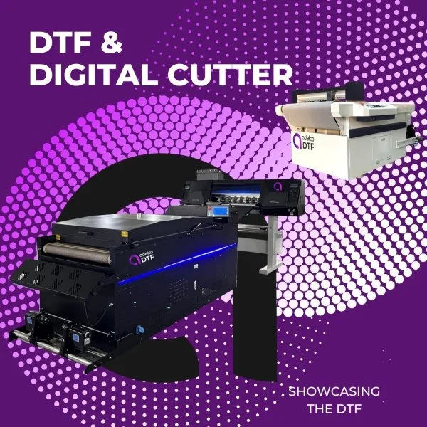 Adelco's New Four-Headed DTF Printer With Its Automatic Re-Circulation Powder And Dryer System ...