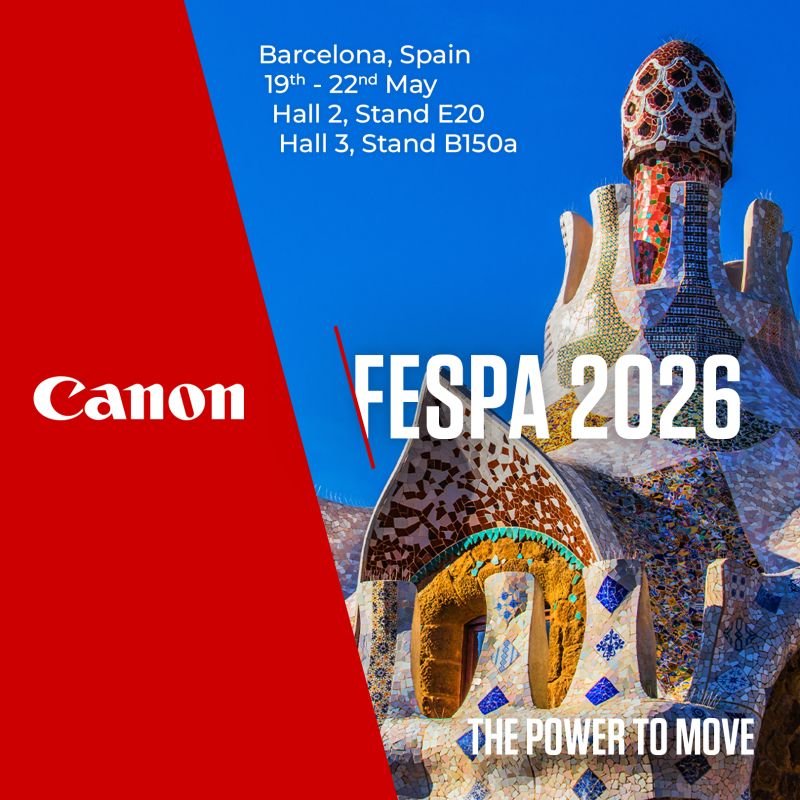At FESPA 2026 In Barcelona Canon Will Showcase Transformative Print ...