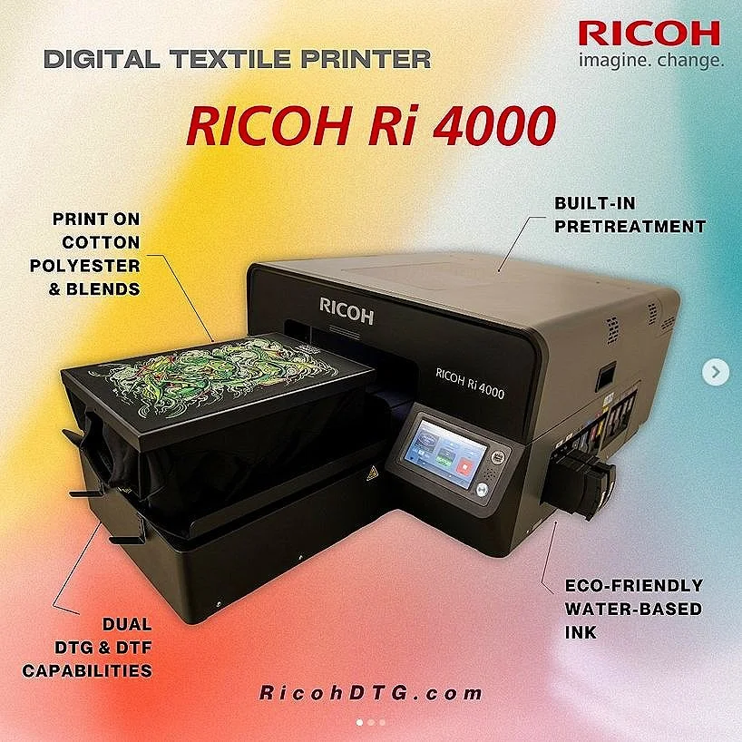 RICOH DTG Showcases The New DTF Roll To Roll Concept With Ricoh Print ...